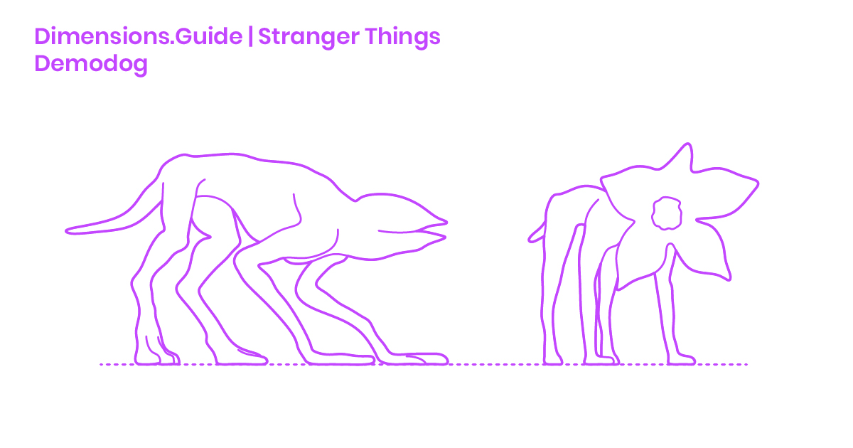 Demodog Dimensions & Drawings | Dimensions.Guide