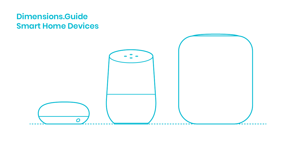 Smart Home Devices Dimensions & Drawings | Dimensions.com