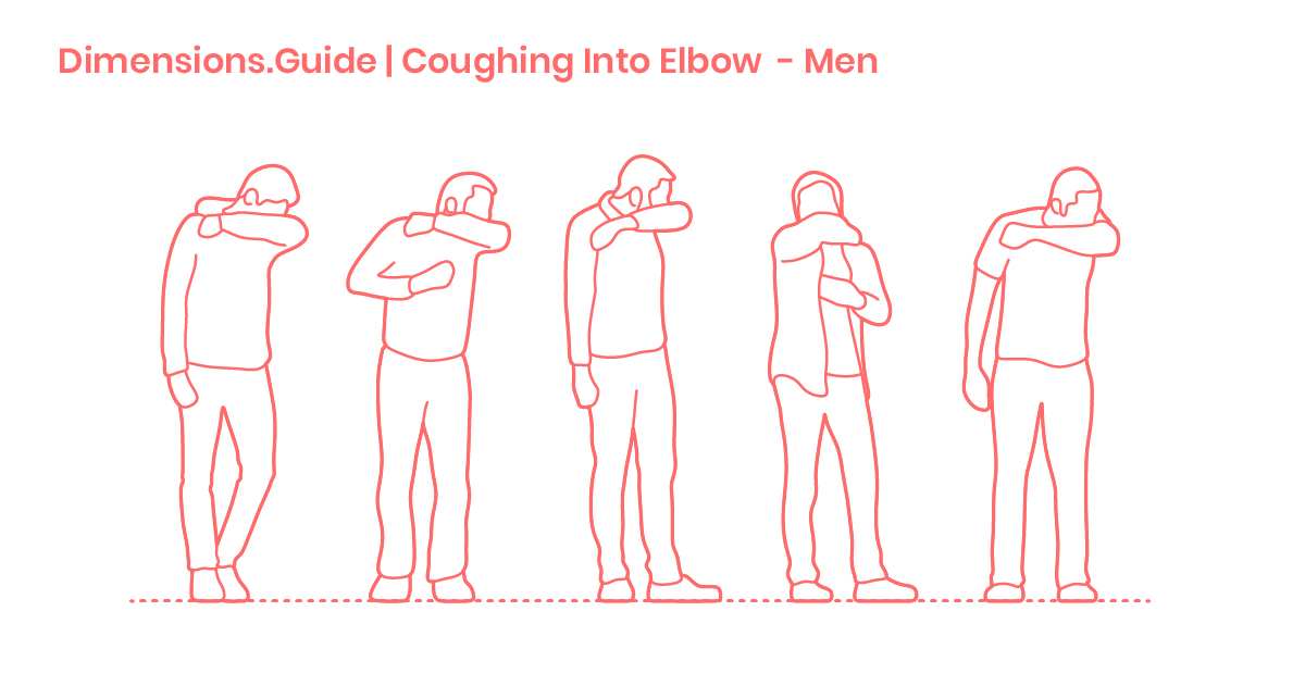 Coughing Into Elbow