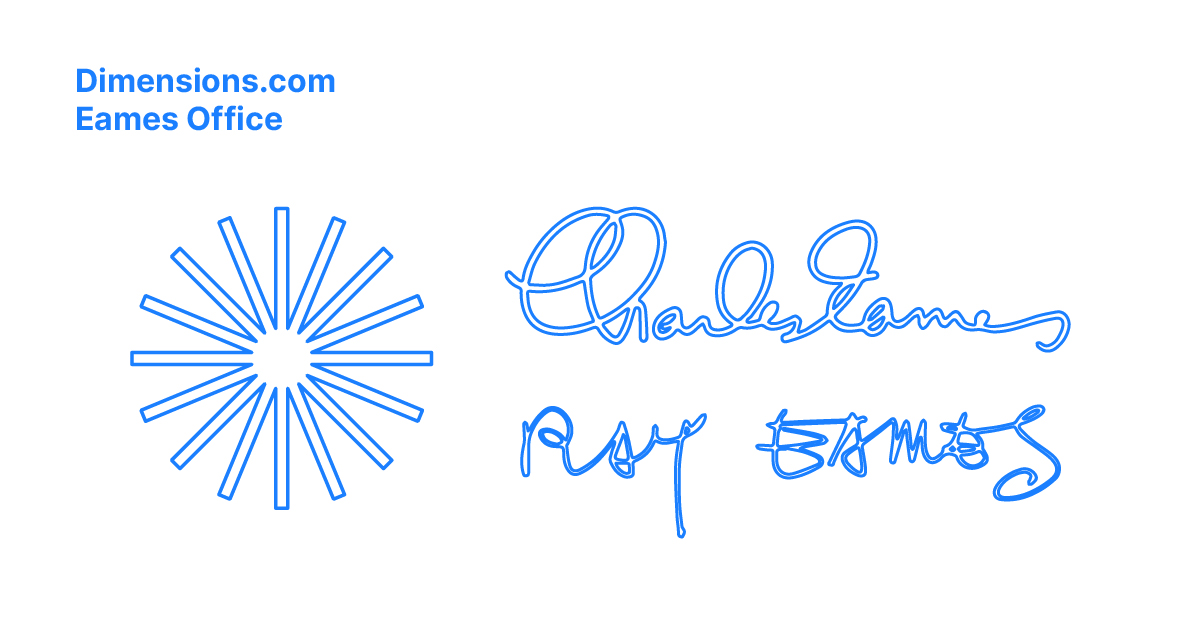 Eames Office | Charles & Ray Eames Dimensions & Drawings | Dimensions.com