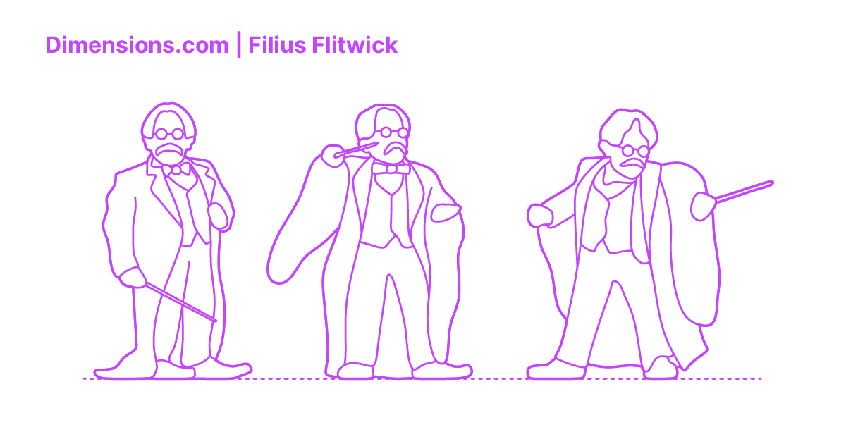 Filius Flitwick Dimensions & Drawings | Dimensions.com