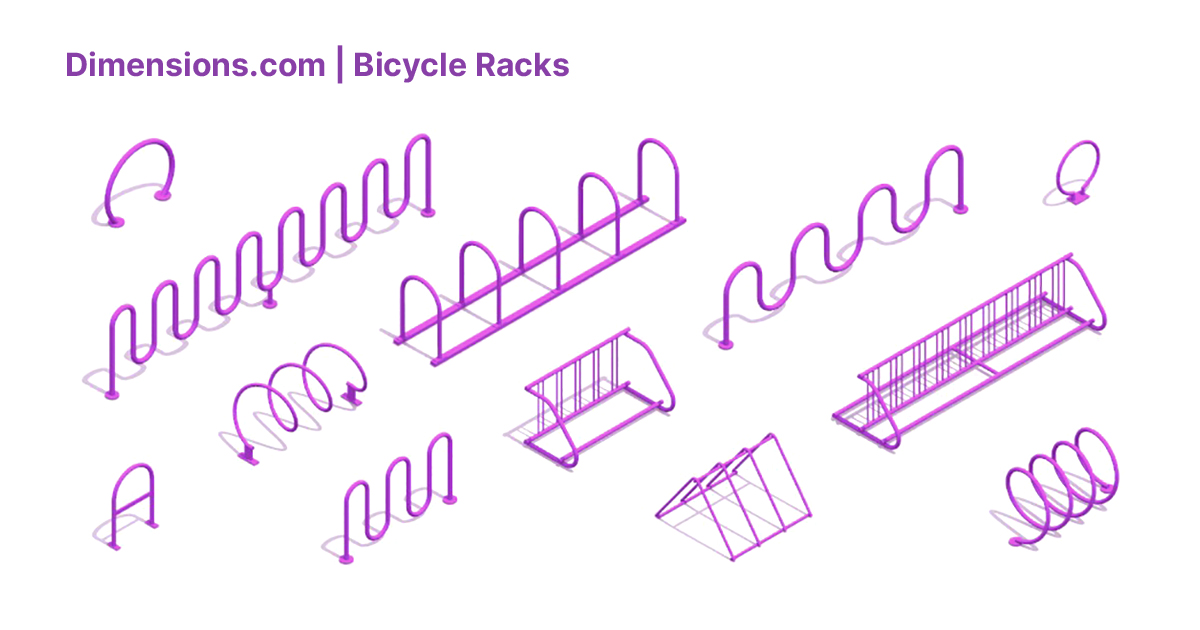 Bicycle Racks Dimensions Drawings Dimensions Bicycle Racks Dimensions Drawings Dimensions