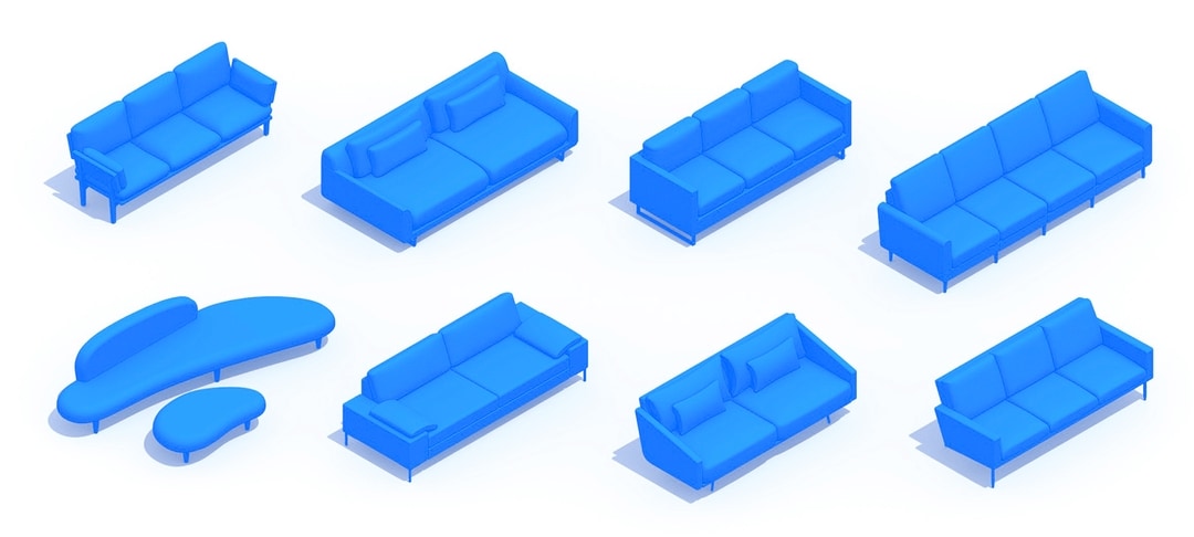 Couches | Sofas Dimensions & Drawings | Dimensions.com