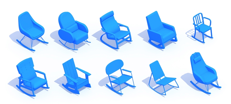 Rocking Chairs Dimensions & Drawings | Dimensions.com