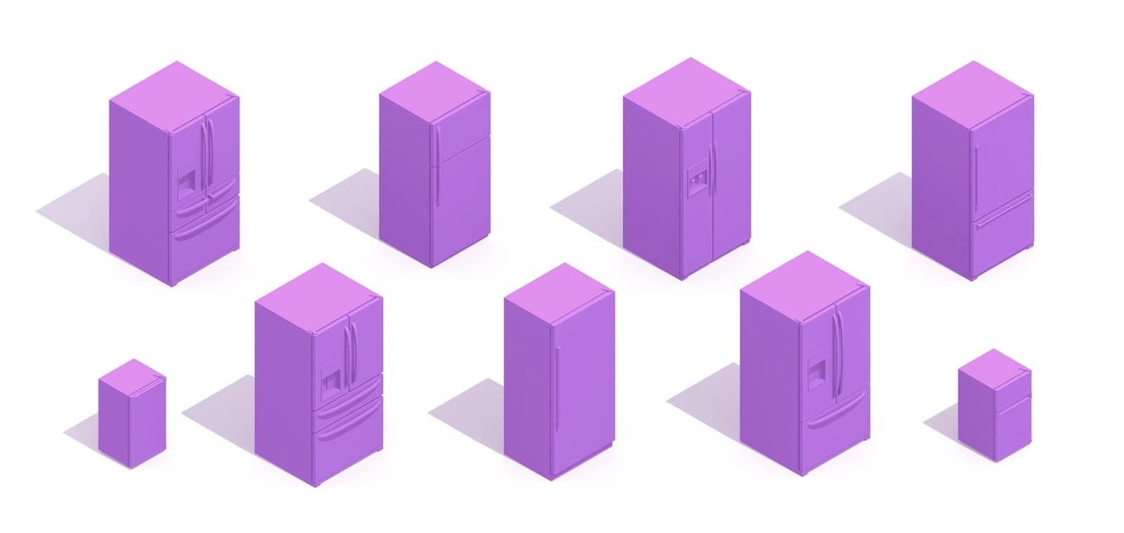 Refrigerators | Fridges Dimensions & Drawings | Dimensions.com