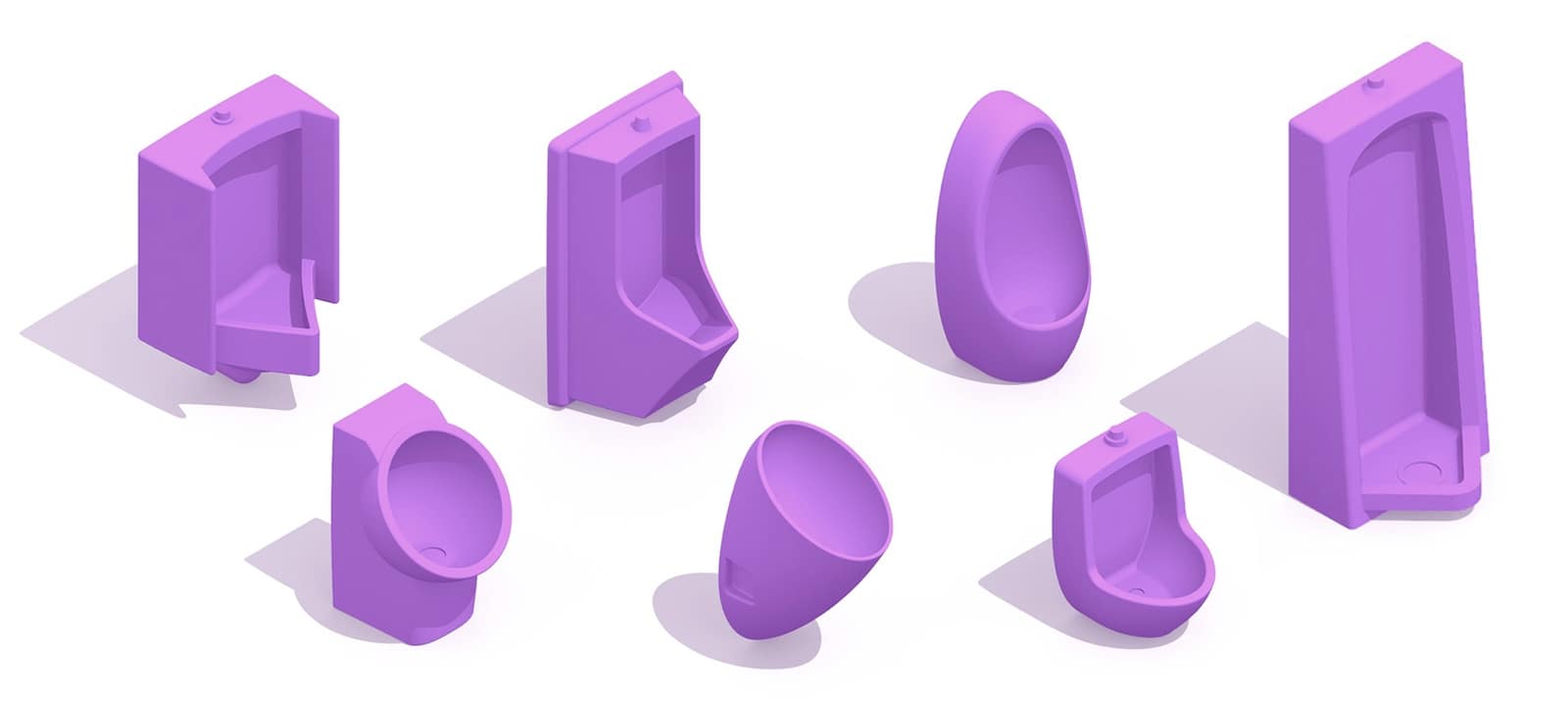 Urinals Dimensions & Drawings | Dimensions.com