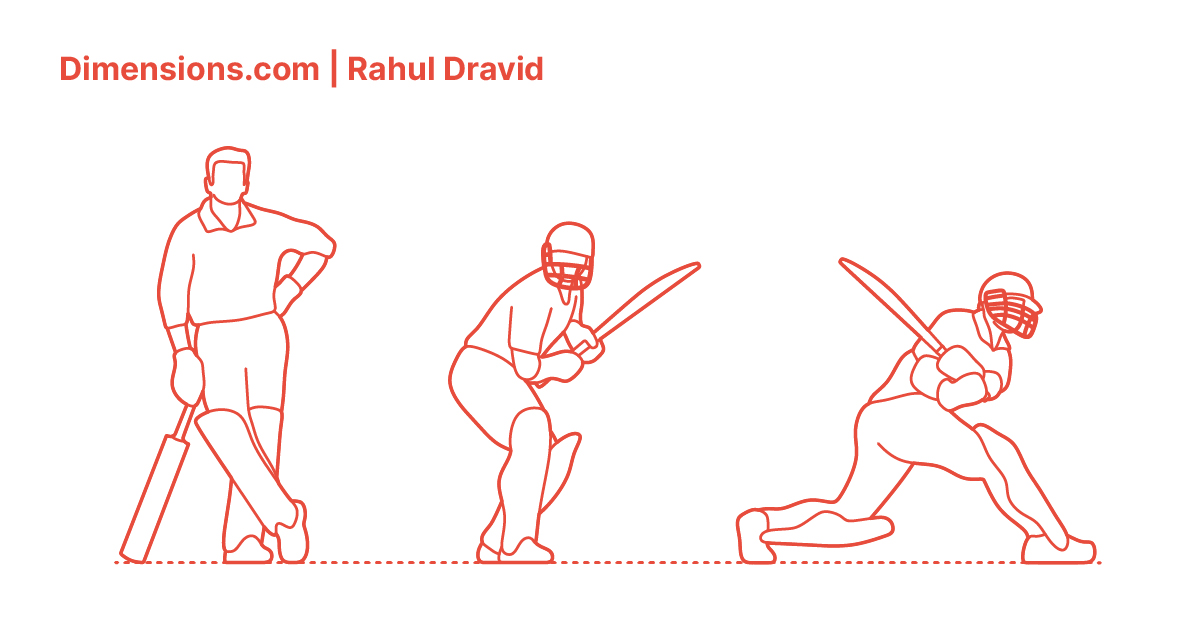 Rahul Dravid Dimensions & Drawings | Dimensions.com