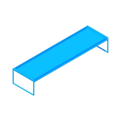 Trays Table - Rectangular Dimensions & Drawings | Dimensions.com