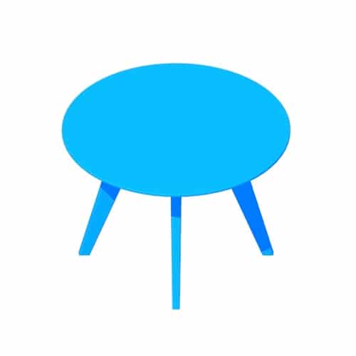 Helix Coffee Tables (Round, Square) Dimensions & Drawings | Dimensions.com