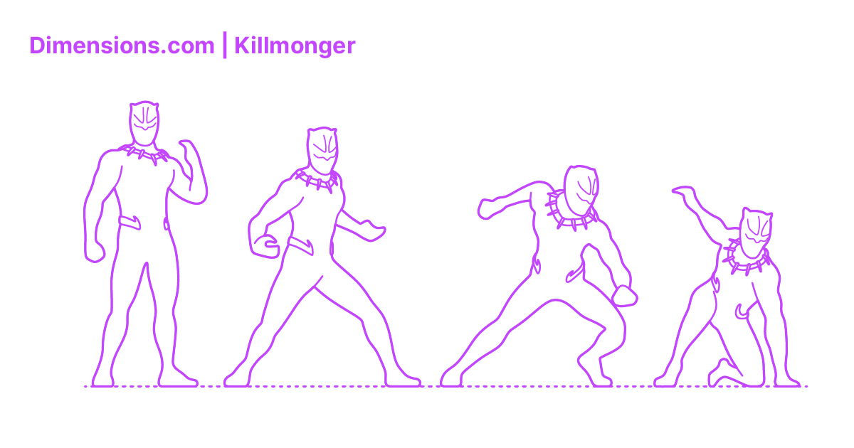 Killmonger Dimensions & Drawings | Dimensions.com