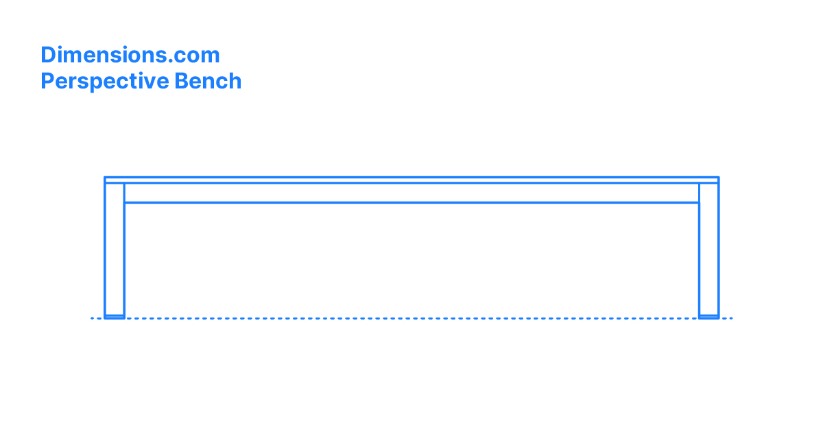 Perspective Bench Dimensions & Drawings | Dimensions.com