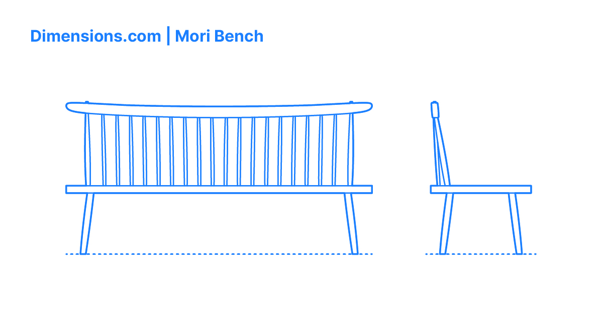 Mori Bench Dimensions & Drawings | Dimensions.com