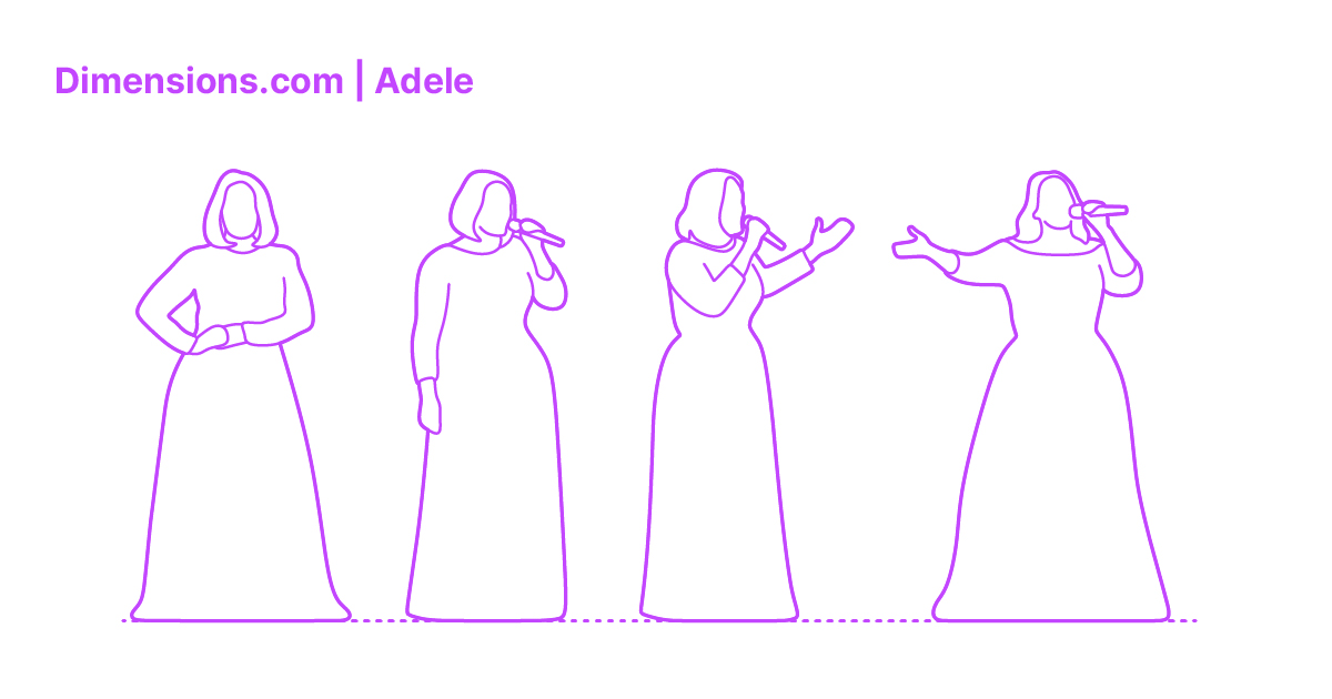 Adele Dimensions & Drawings | Dimensions.com