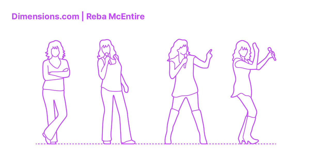 Reba McEntire Dimensions & Drawings | Dimensions.com