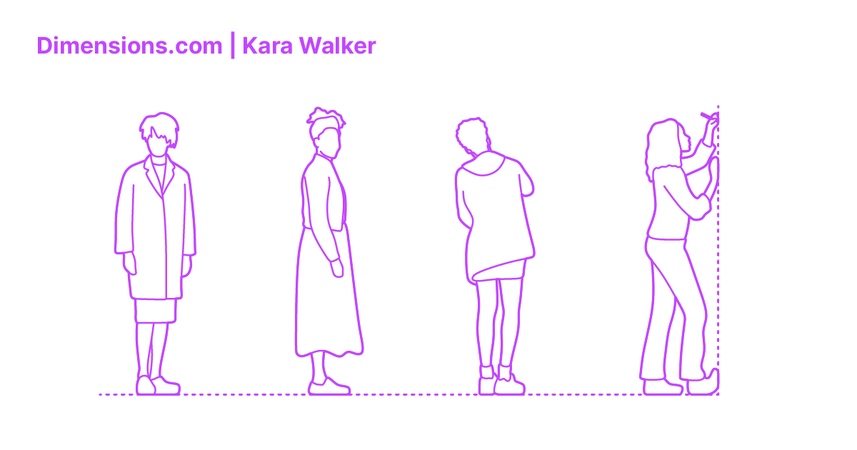 Kara Walker Dimensions & Drawings | Dimensions.com