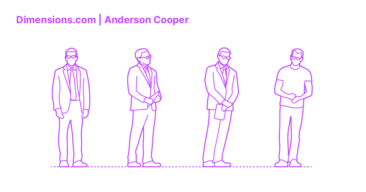Anderson Cooper Dimensions & Drawings | Dimensions.com