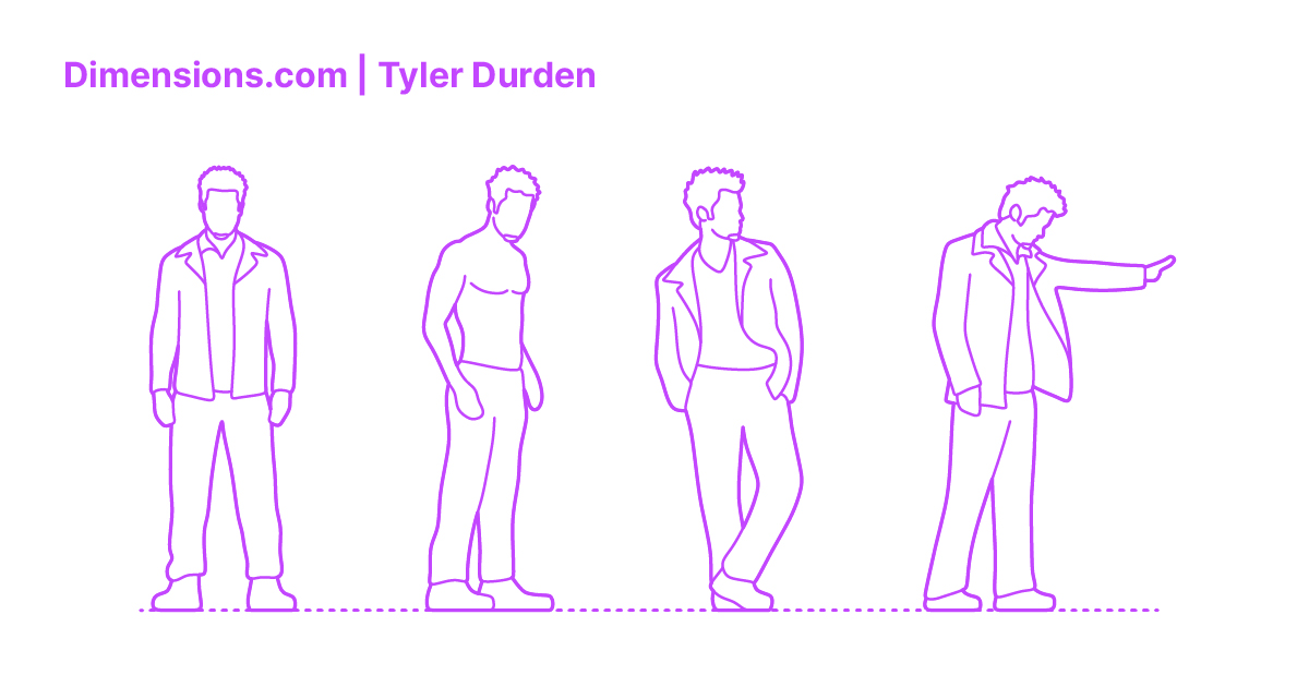Tyler Durden Dimensions & Drawings | Dimensions.com