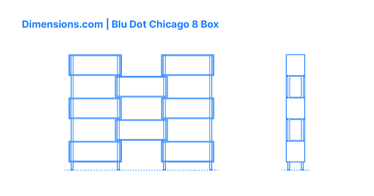 Chicago 8 Box Dimensions & Drawings | Dimensions.com