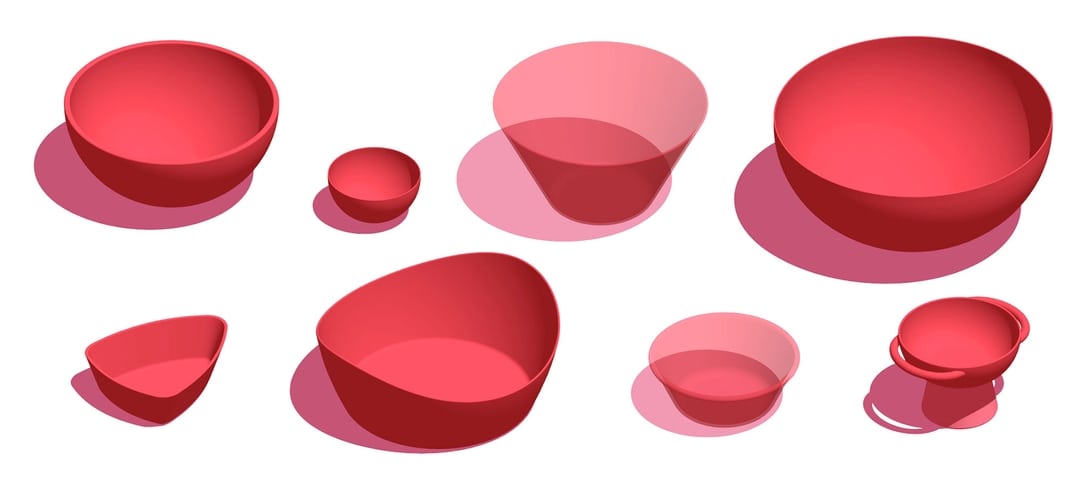 Serving Bowls Dimensions & Drawings | Dimensions.com