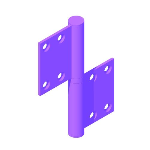 Lift Off Door Hinge Dimensions & Drawings | Dimensions.com