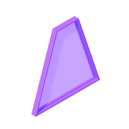 Fixed Window - Triangle Dimensions & Drawings | Dimensions.com