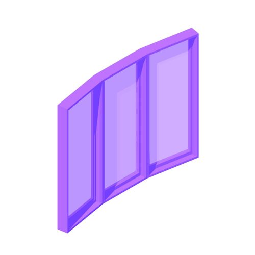 Sliding Window - 3 Panels, Clear Dimensions & Drawings | Dimensions.com