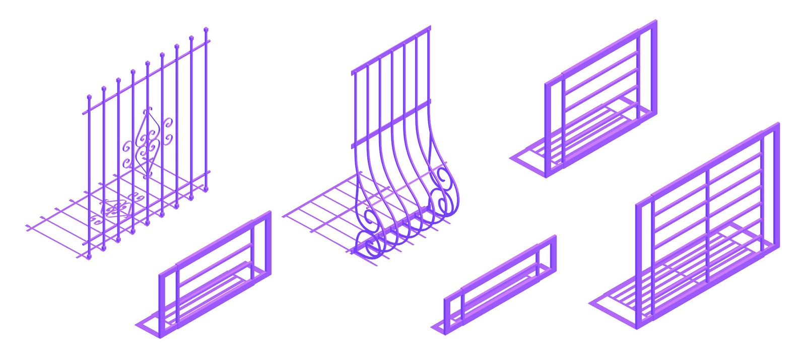 Window Security Bars Dimensions & Drawings | Dimensions.com