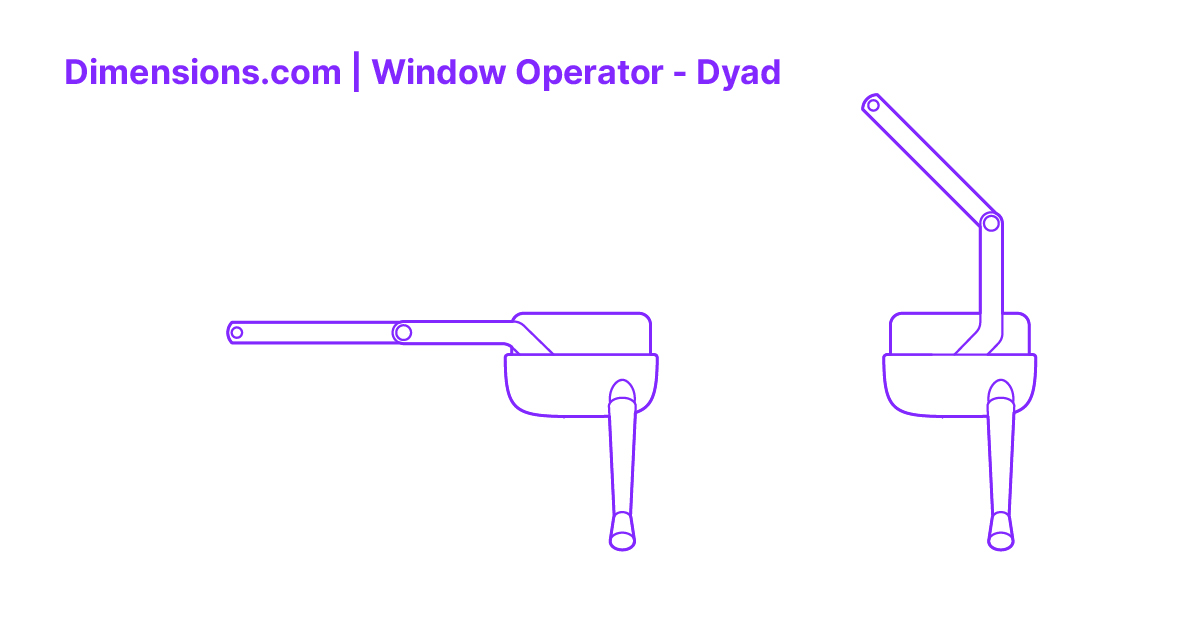 Window Operator - Dyad Dimensions & Drawings | Dimensions.com