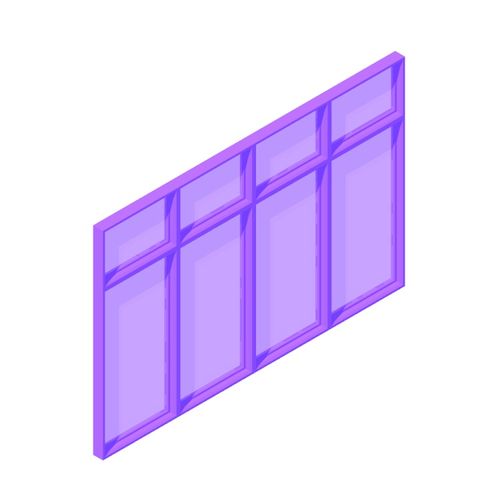 Window Bars - Grille, 6 Bar Dimensions & Drawings | Dimensions.com