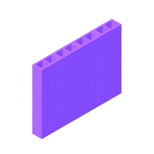 Concrete Wall - Panel, Ribbed Dimensions & Drawings | Dimensions.com