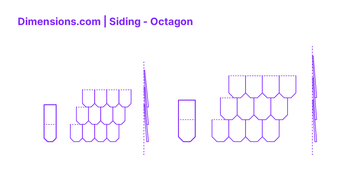 Siding - Octagon Dimensions & Drawings | Dimensions.com