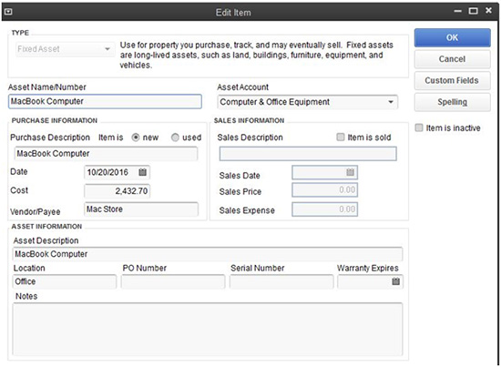 What Is A Fixed Asset In Quickbooks How To Manage It