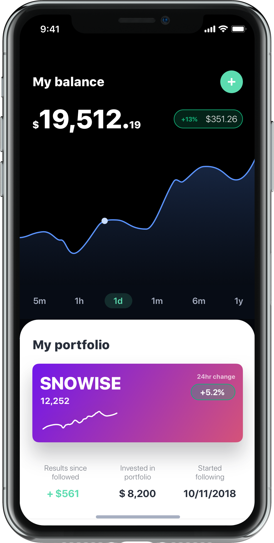 Snowball App - Smart crypto portfolio investing for everyone.