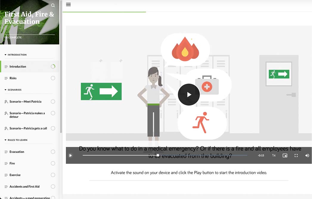 First Aid, Fire & Evacuation