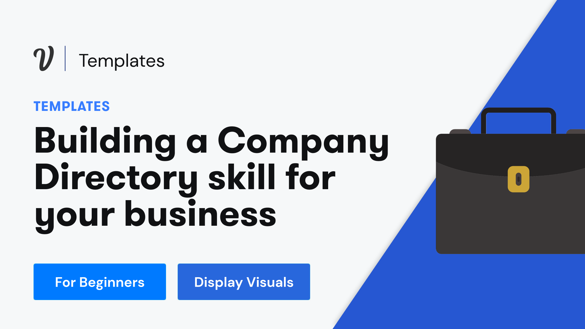 Company Directory Template