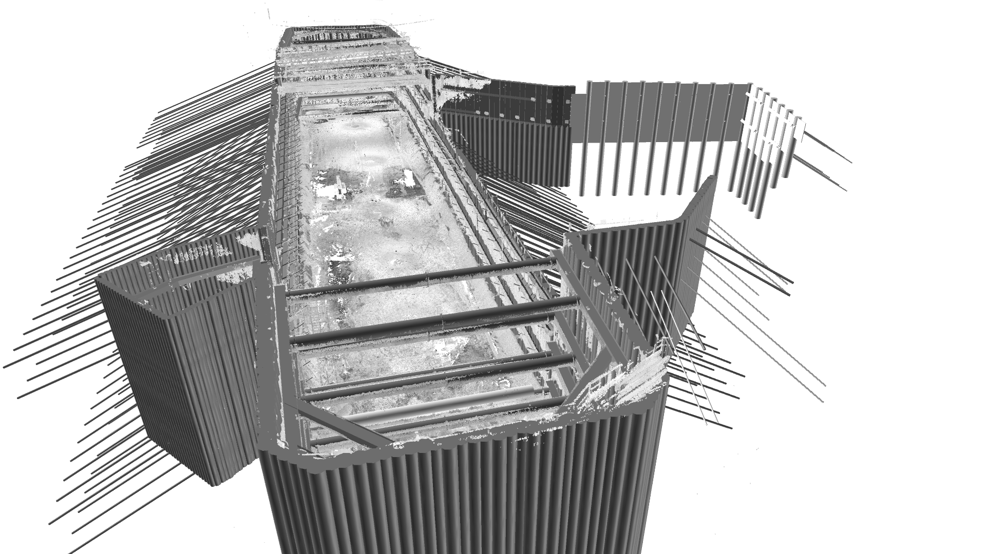 As-Built Scanning of Excavation Shoring for Build Back Analysis ...