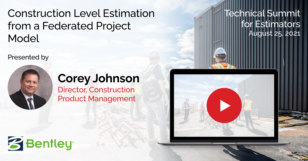 Construction Level Estimation from a Federated Project Model