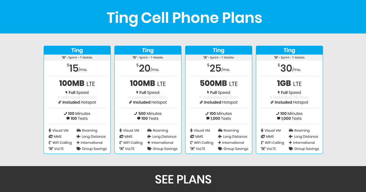 Ting Plans, Prices, & Features - BestPhonePlans