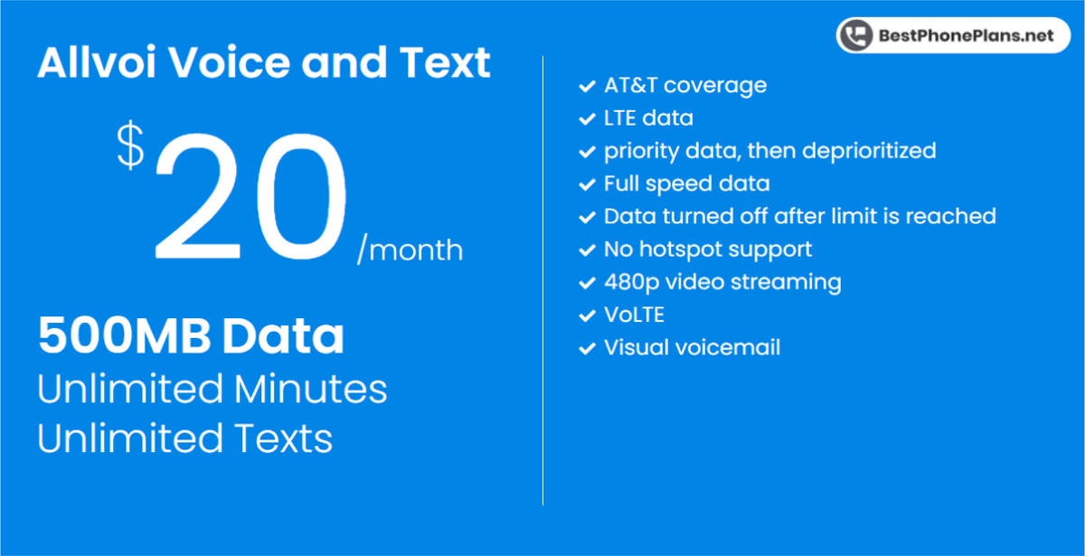 Allvoi Voice and Text Plan: Details, Price & Features