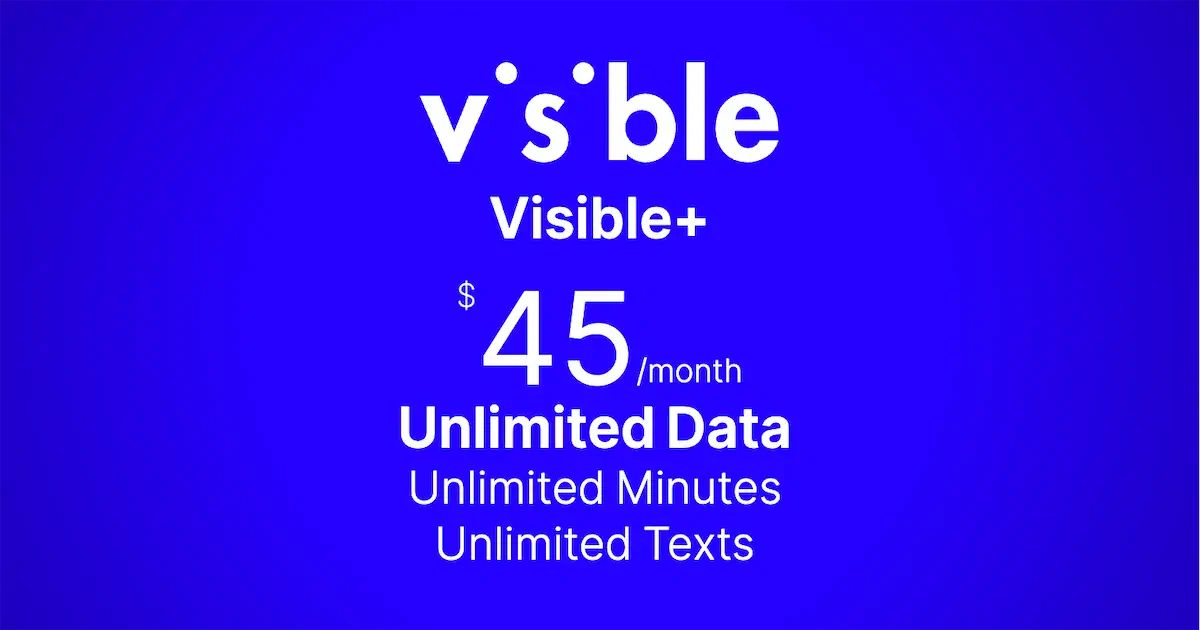 Visible+ Plan: Price & Features