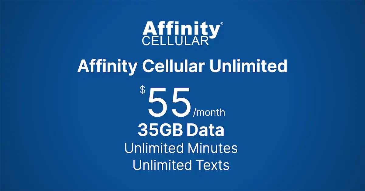 Affinity Cellular Unlimited Plan: Price & Features