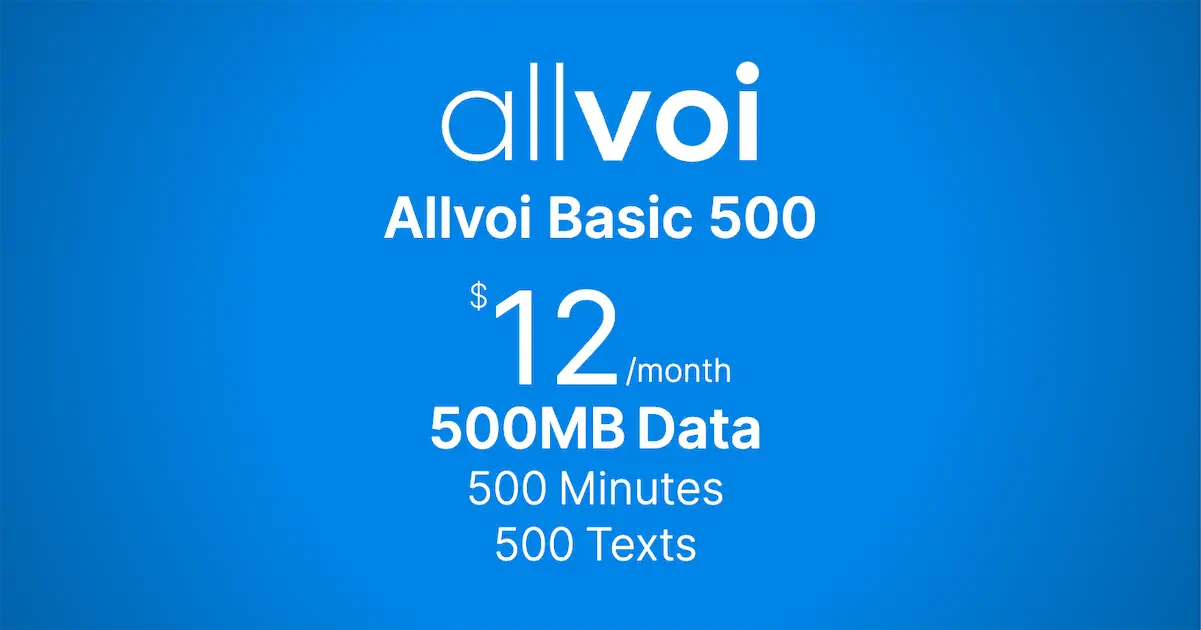 Allvoi Basic 500 Plan: Price & Features