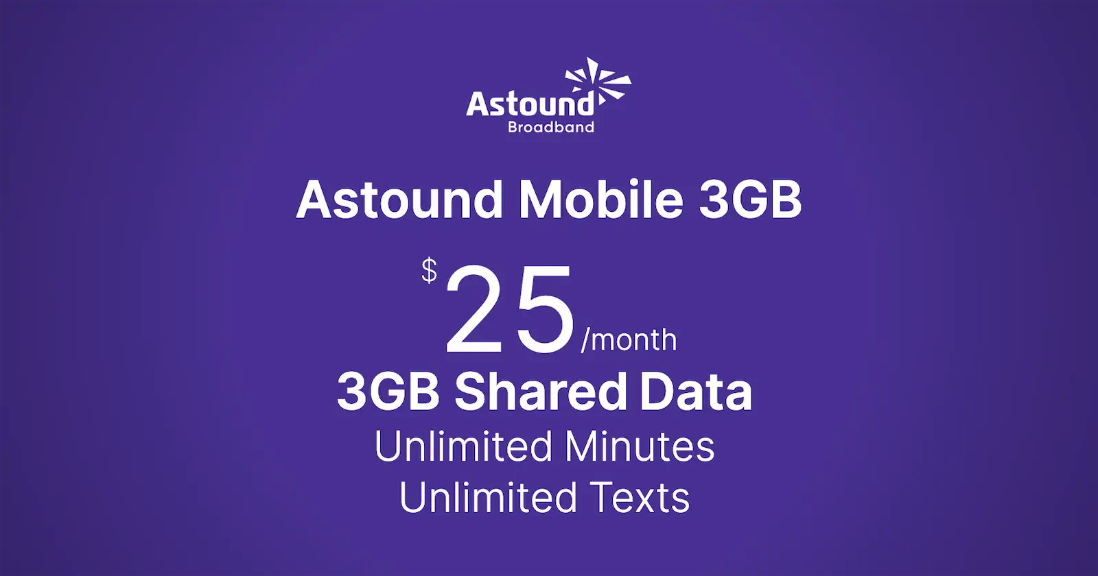 Astound Mobile 3GB Plan: Price & Features