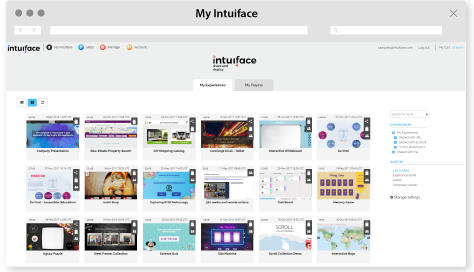 Overview | This is how the parts fit together | Intuiface
