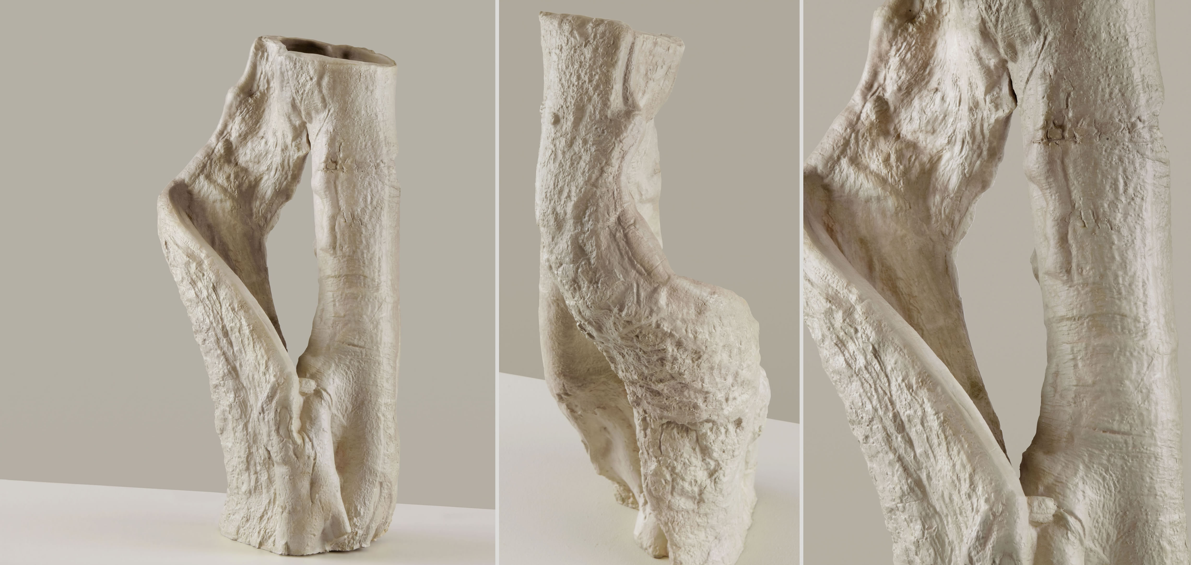 "Twist Wood" Hand Carved And Casted Object Vase | Gilles Caffier ...
