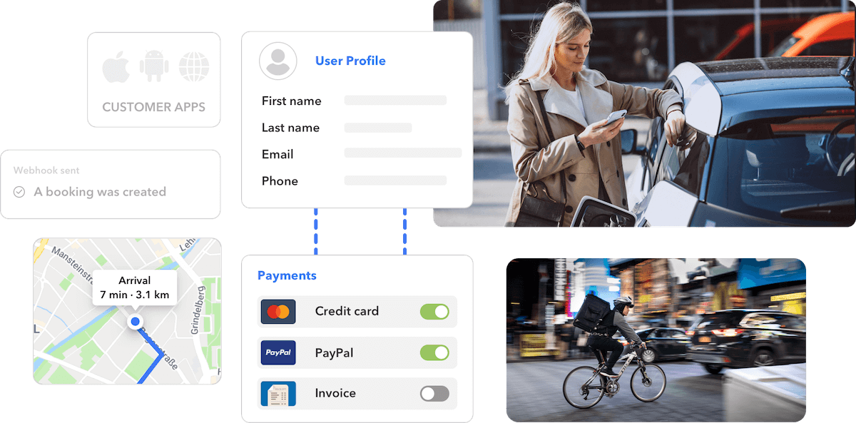MotionTools Industry Templates | Courier, Delivery, Vehicle Sharing ...