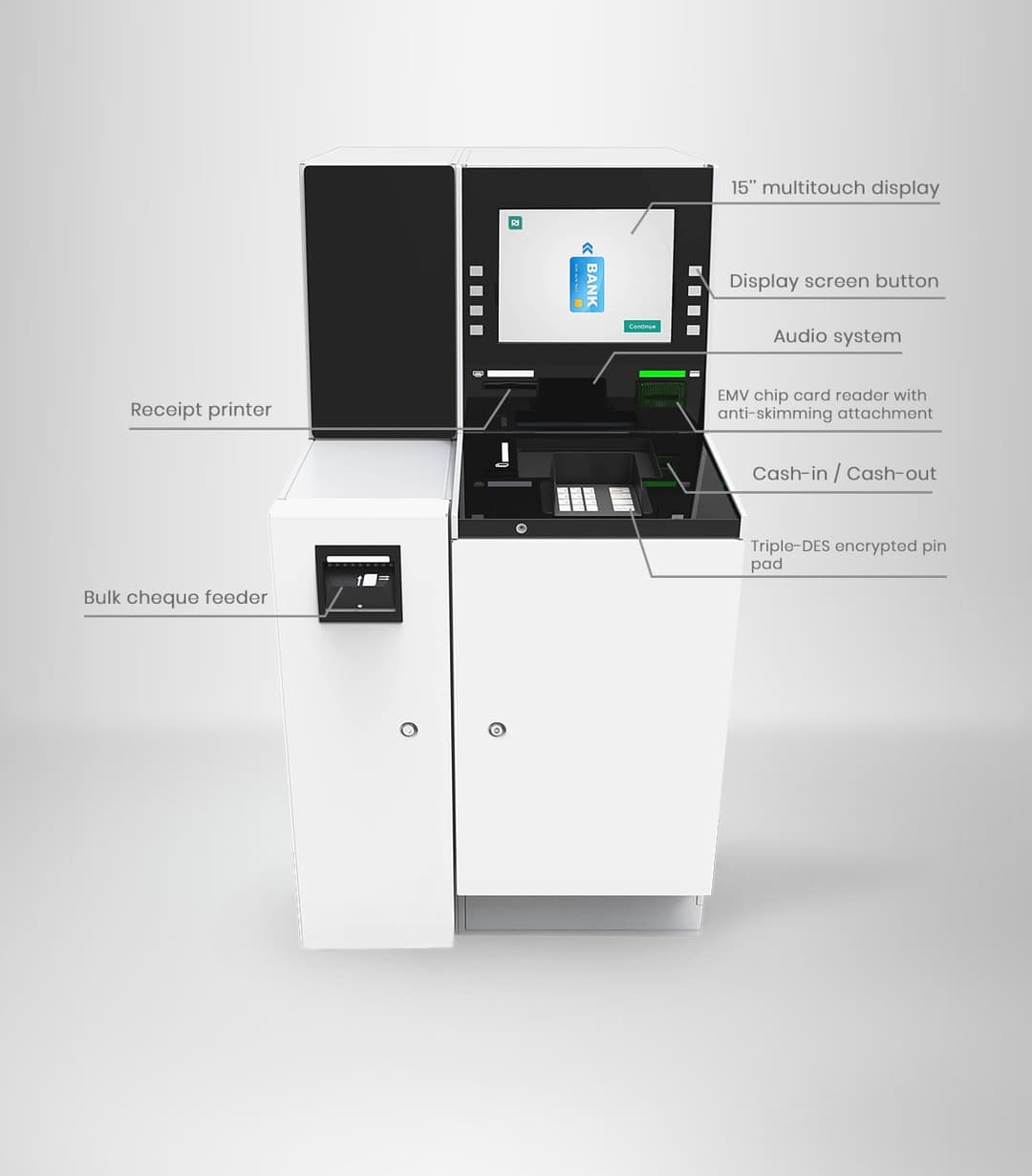 RITECH | Rototype Cash-In, Cash-Out, Cheque Deposit ATM (MDS 9000R)