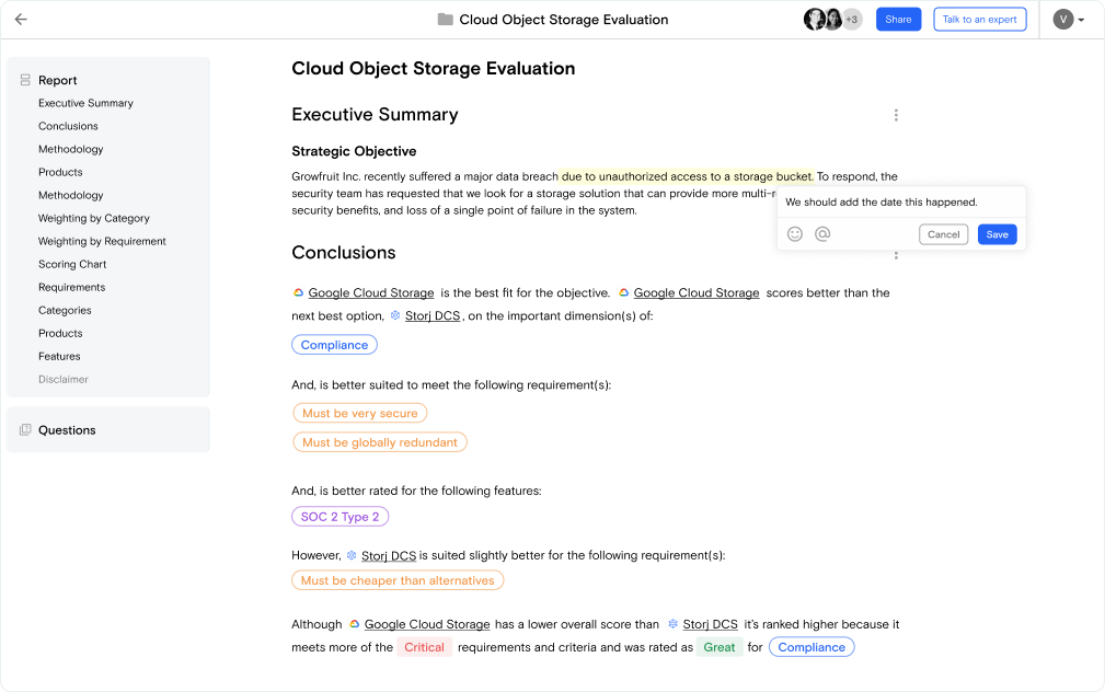 Taloflow | Choose the right cloud vendor 10x faster
