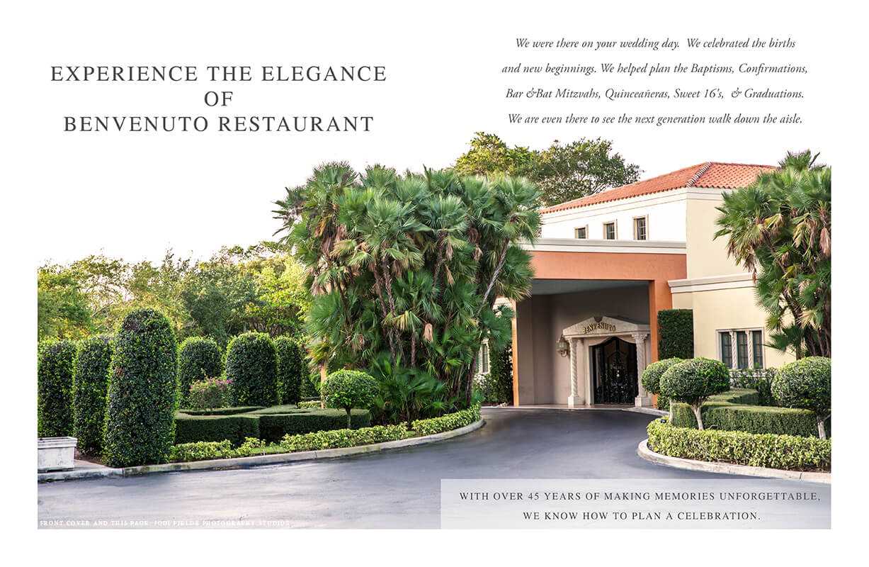 Wedding Magazine | Benvenuto Restaurant