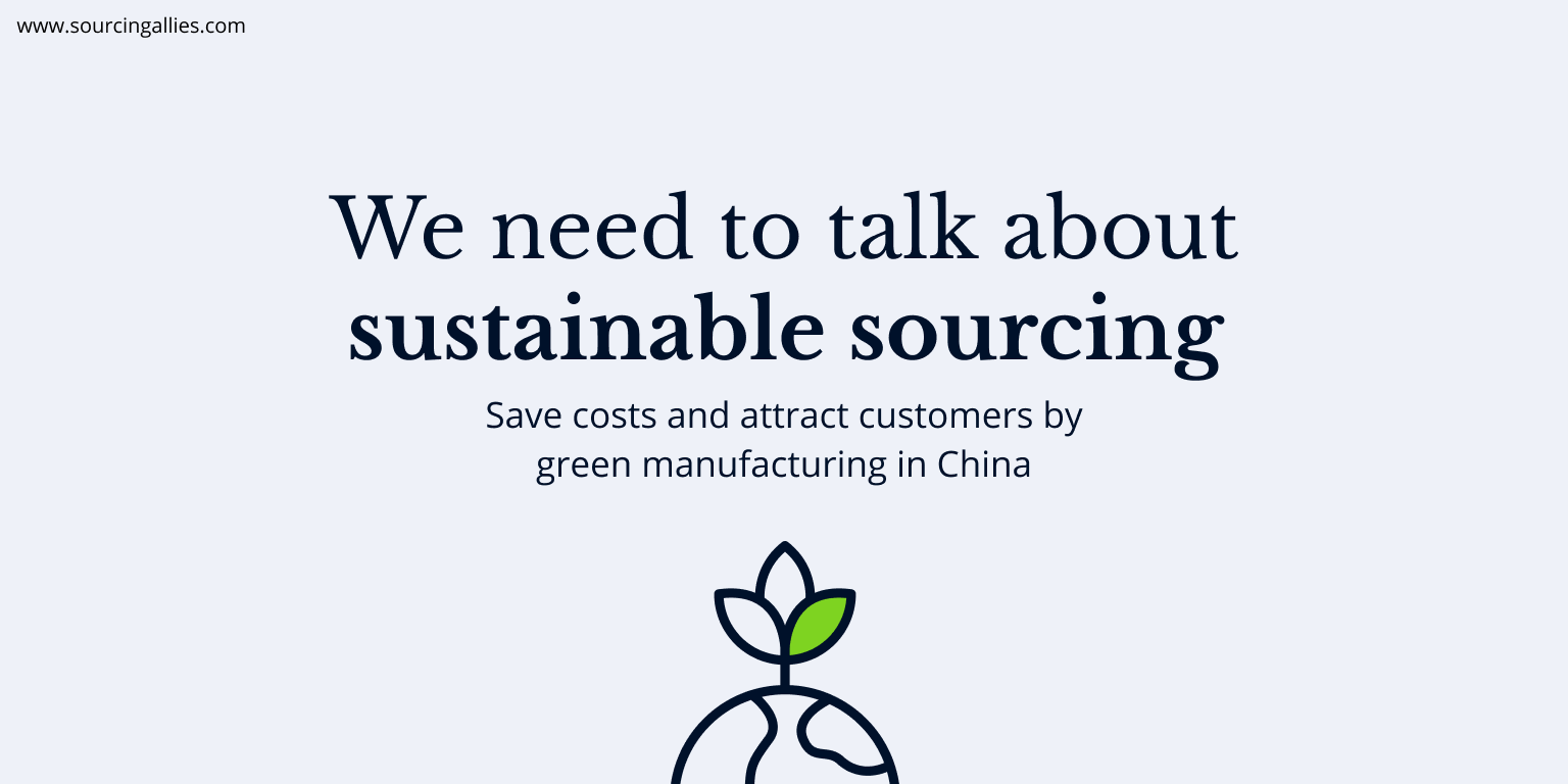 Sustainable Sourcing: Reduce costs and save the environment while ...